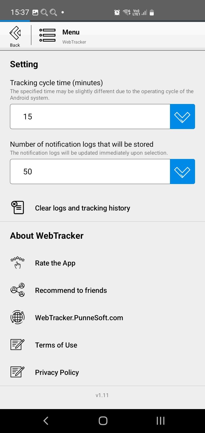WebTracker : Web & RSS Alerts